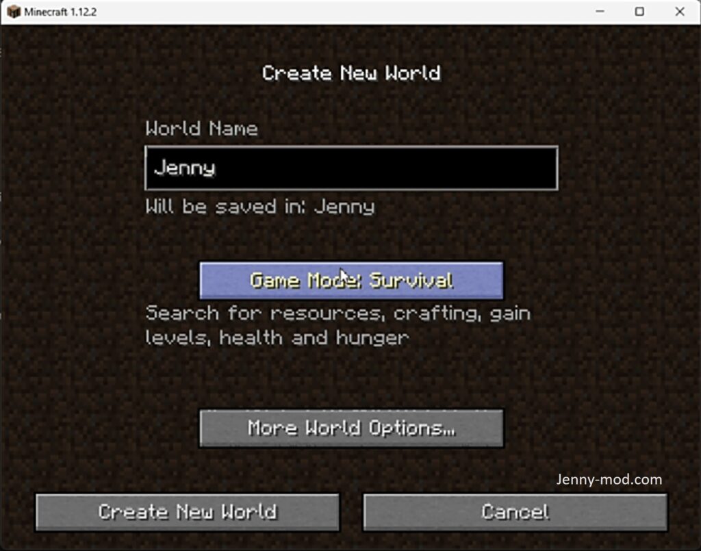 Jenny Mod Minecraft - Download [OFFICIAL]