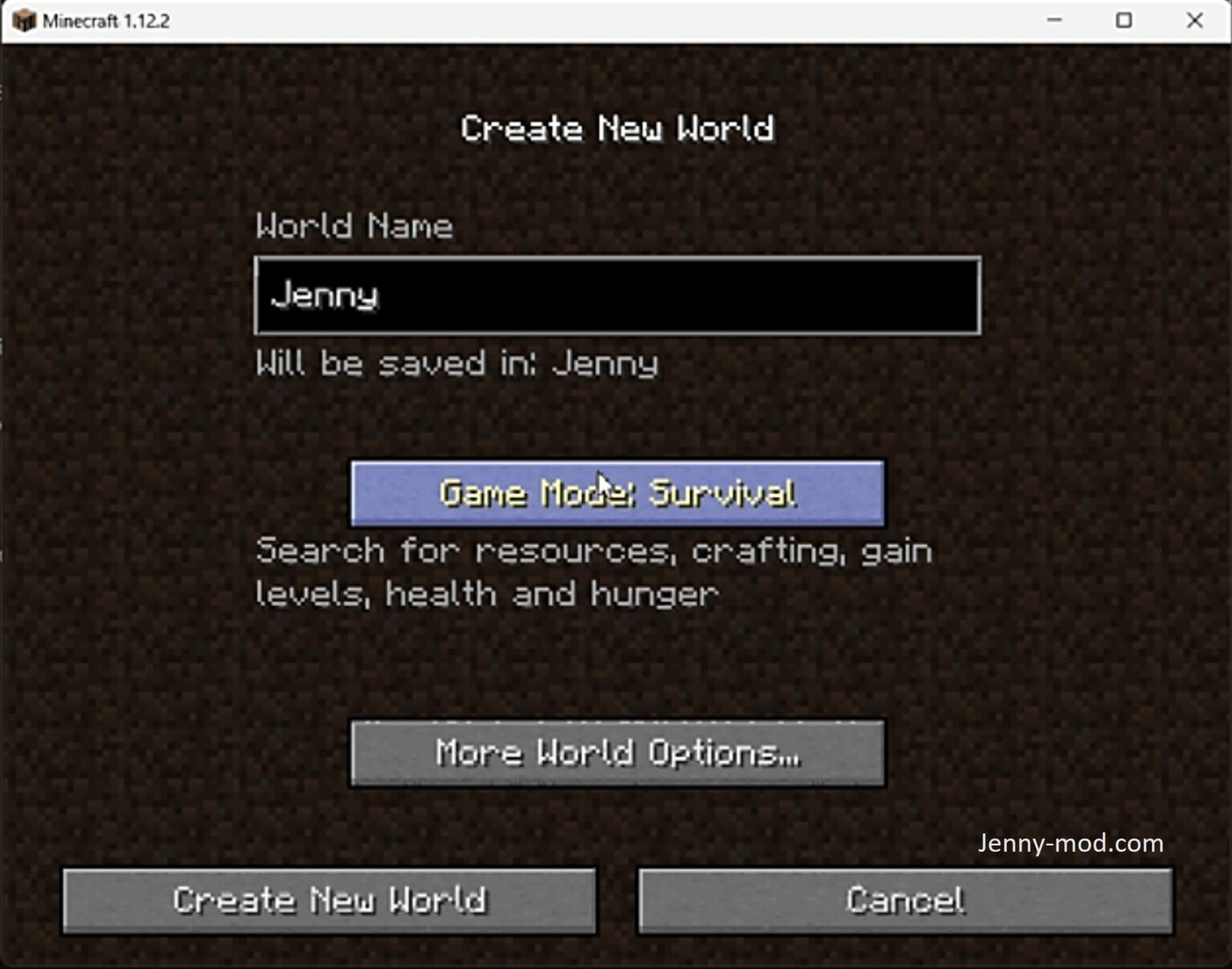 Jenny Mod Minecraft - Download [OFFICIAL]