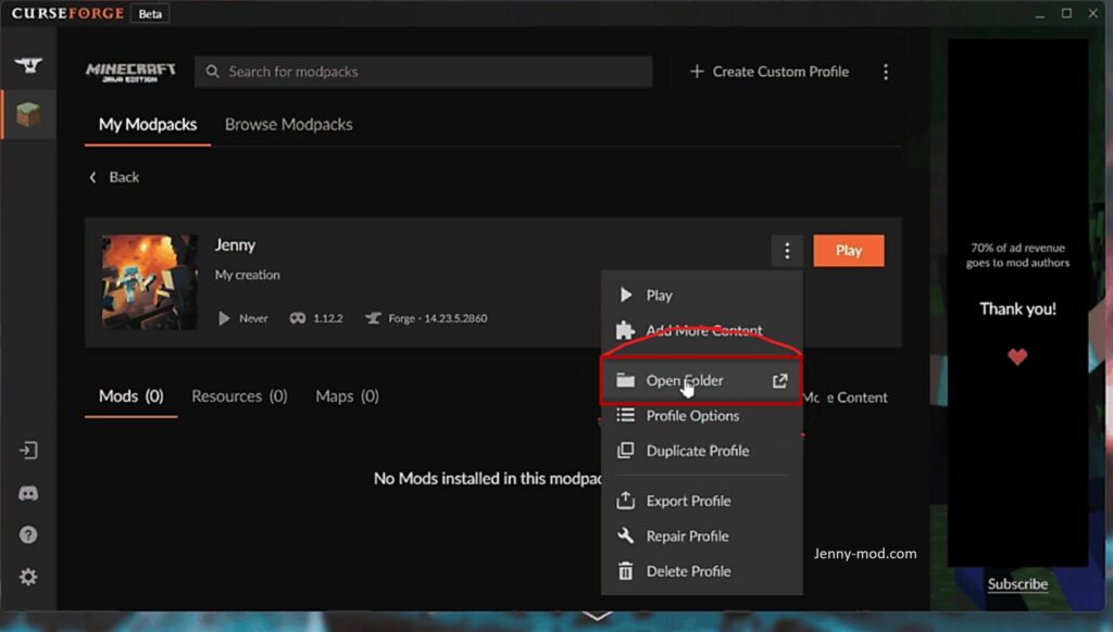 Jenny Mod Minecraft - Download [OFFICIAL]